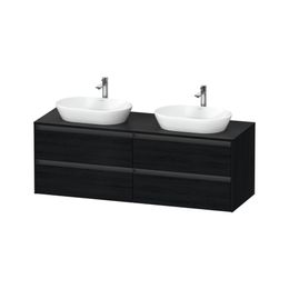 Duravit Waschtischunterschrank Ketho.2 160x55cm, B bs, Ei sw, 4 Schub., wandh&auml;ngend (K24899B16160000)