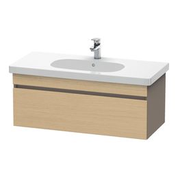 Duravit Waschtischunterschrank DuraStyle 100x45,3cm, Ei nat/b ma, 1 Ausz., wandh&auml;ngend (DS638503043)