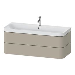 Duravit M&ouml;belwaschtisch Happy D.2 Plus 117,5x49cm, 2 Schubk., 1 HL, Tau s-matt (HP4349O60600000)