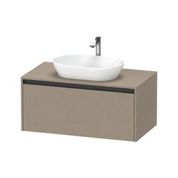Duravit Waschtischunterschrank Ketho.2 100x55cm, lei, Pl m 1 Ausschn, wandh&auml;ngend (K24886075750000)