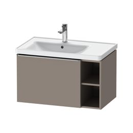 Duravit Waschtischunterschrank D-Neo 78,4x45,2cm, 1 A, B li, ES geb/Basalt ma (DE4258070430000)