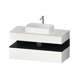 Duravit Waschtischunterschrank Qatego 120x55x60cm, E sw/we m, Pl, Nischenb (QA4732016840010)