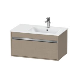 Duravit Waschtischunterschrank Ketho 80x47,5cm, leinen, 1 Auszug, wandh&auml;ngend (KT641907575)