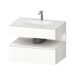 Duravit Einbauwaschtisch-M&ouml;bel-Set Qatego 80x55x60cm, w m/we g, Kon-WTU, Nischenb (QA4785084220010)