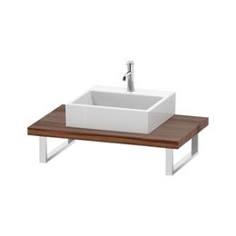 Duravit Konsole DuraStyle 80-200x55cm, 1 AS, St&auml;r 4.5cm, Nussb Nat (DS102C07979)