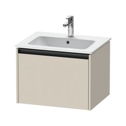 Duravit Waschtischunterschrank Ketho.2 61x48cm, Tau matt, 1 Auszug, wandh&auml;ngend (K25062083830000)