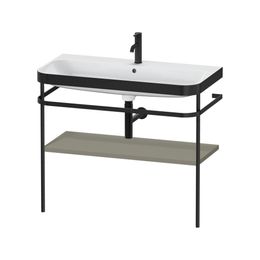 Duravit M&ouml;belwaschtisch-Kombi Happy D.2 Plus 97,5x49cm, 1 HL, st-g s-matt, m Konsole (HP4738O9292)