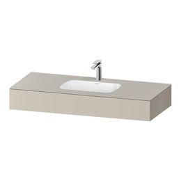 Duravit Einbauwaschtisch-M&ouml;bel-Set Qatego 120x55x17cm, T m, m K, 1 Ausschn, m &Uuml;L (QA4692091910000)