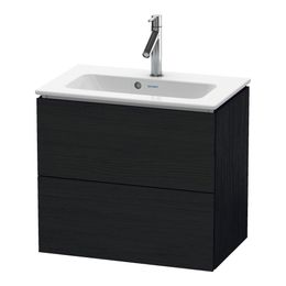 Duravit Waschtischunterschrank Compact L-Cube 62x39,1cm, Ei sw, 2 Schubk., wandh&auml;ngend (LC625601616)