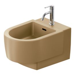Duravit Wand-Bidet Balcoon 37x54cm, m Hahnl., &Uuml;L, Clay terra matt (272615AM00)