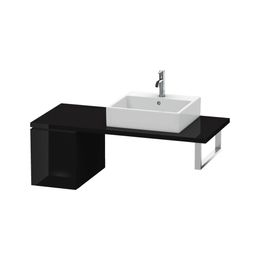 Duravit Unterschrank L-Cube 32x54,7cm, sw hgl, f&uuml;r Konsole, 1 Auszug (LC583004040)