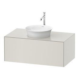 Duravit Waschtischunterschrank o. ES White Tulip 40,8x100x 55, 1 Ausz., Nord we. s-matt (WT4976039390010)