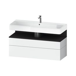 Duravit Waschtischunterschrank Qatego 119x47x59cm, gra m/we m, 1 Kast, 1 Ausz. (QA4396080180000)