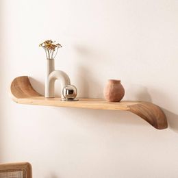 Pharao24.de Wandregal Wandboard aus Massivholz im Skandi Design