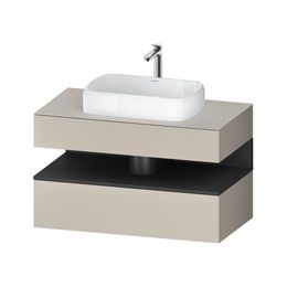 Duravit Waschtischunterschrank Qatego 100x55x60cm, gra m/ta m, Pl, 1 Kast (QA4731049910000)