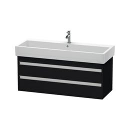 Duravit Waschtischunterschrank Ketho 115x44cm, Ei sw, 2 Schubk., wandh&auml;ngend (KT663901616)