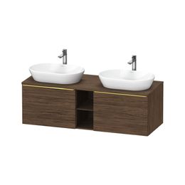 Duravit Waschtischunterschrank D-Neo 140x55cm, 2 A, 1 Pl, B bs, g pol/Nu dkl. (DE4950B34210000)