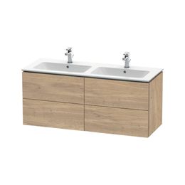 Duravit Waschtischunterschrank L-Cube 129x48,1x55cm, 4 Schub., wandh&auml;ngend, Ei marm. (LC625905555)