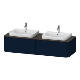 Duravit Waschtischunterschrank o. ES Happy D.2 Plus 35,4x160cm, 1 Ausz., BP b, blau s-matt (HP4946B98980010)