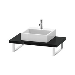 Duravit Konsole L-Cube 80-200x55cm, 1 AS, St&auml;r 4.5cm, sw hgl (LC102C04040)