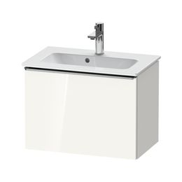 Duravit Waschtischunterschrank D-Neo Compact 61x37,2, ES geb/we hgl, 1 Ausz., wandh&auml;ngend (DE4268070220000)