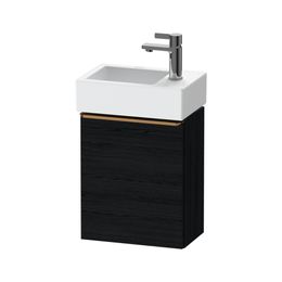 Duravit Waschtischunterschrank D-Neo 36,4x22,2x44cm, 1 T&uuml;r, An R, b geb/Ei sw (DE4218R04160000)