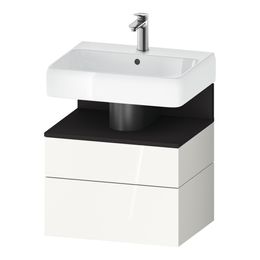 Duravit Waschtischunterschrank Qatego 59x47x59cm, gra m/we g, 1 Kast, 1 Ausz. (QA4393080220000)