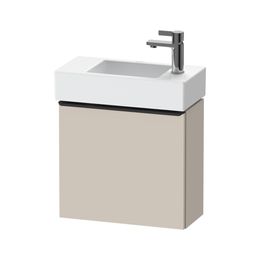Duravit Waschtischunterschrank D-Neo 48,4x22,2x44cm, 1 T&uuml;r, An L, sw/Taup ma (DE4219LBD910000)