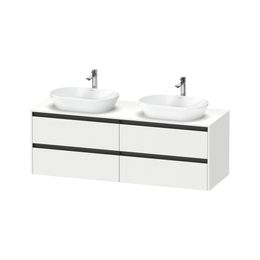 Duravit Waschtischunterschrank Ketho.2 160x55cm, B bs, we. ma, 4 Schub., wandh&auml;ngend (K24899B18180000)