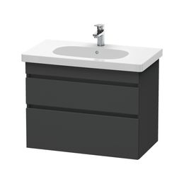 Duravit Waschtischunterschrank DuraStyle 80x45,3cm, graph ma, 2 SchKa., wandh&auml;ngend (DS648404949)