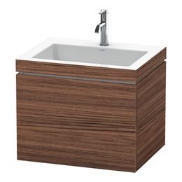 Duravit Waschtischunterschrank c-bonded L-Cube 60 x48cm, 1 HL, N dkl., 1 Ausz., wandh&auml;ngend (LC6916O2121)