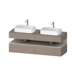 Duravit Waschtischunterschrank Qatego 160x55x60cm, T m/ba m, Pl, Beck. beids. (QA4779083430000)