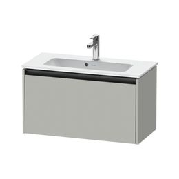 Duravit Waschtischunterschrank Ketho.2 Compact 81x39cm, betongr ma, 1 Ausz., wandh&auml;ngend (K25056007070000)