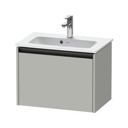 Duravit Waschtischunterschrank Ketho.2 Compact 61x39cm, betongr ma, 1 Ausz., wandh&auml;ngend (K25055007070000)