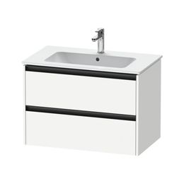 Duravit Waschtischunterschrank Ketho.2 81x48cm, we. ma, 2 Schub., wandh&auml;ngend (K25263018180000)