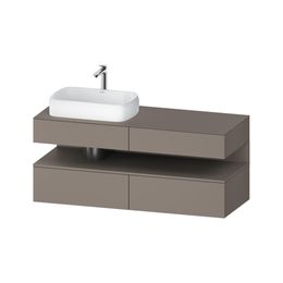 Duravit Waschtischunterschrank Qatego 140x55x60cm, ba m, Pl, B li, Nischenb (QA4765043430010)