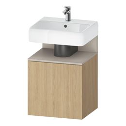 Duravit Waschtischunterschrank Qatego 49x42x64,5cm, 1 T, T. li, Tau m/Eich Nat (QA4077L91300000)