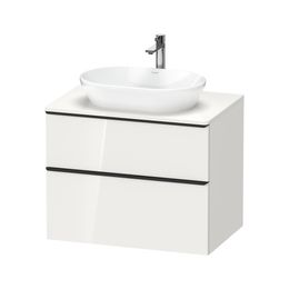 Duravit Waschtischunterschrank D-Neo 80x55cm, sw/w g, 2 SBK, 1 A, 1 Pl (DE49670BD220000)