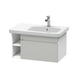 Duravit Waschtischunterschrank DuraStyle 73x44,8cm, B R, betongr/wei&szlig; ma, 1 Ausz. (DS639300718)