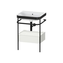 Duravit M&ouml;belwaschtisch-Kombi Happy D.2 Plus 57,5x49cm, o HL, No w m, m Konso, 1 Lad (HP4740N3939)