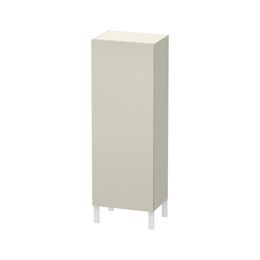 Duravit Halbhochschrank L-Cube 50x36,3x132cm, T&uuml;r links, taupe matt (LC1179L9191)