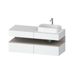 Duravit Waschtischunterschrank Qatego 140x55x60cm, T m/we m, Pl, Beck. re (QA4766091180000)
