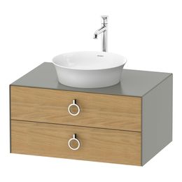Duravit Waschtischunterschrank White Tulip 80x55cm, E N m/StG m, 2 La m G, 1 Pl (WT49900H592)