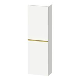 Duravit Halbhochschrank D-Neo 40x24cm, 1 T&uuml;r, 4 B&ouml;, An L, g pol/w ma (DE1318L34180000)