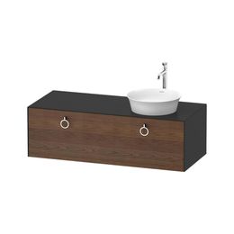 Duravit Waschtischunterschrank White Tulip 130x55cm, 1 AZ m G, B r, US N gra s-matt (WT4982R7758)