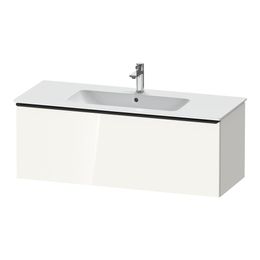 Duravit Waschtischunterschrank D-Neo 121x46,2cm, sw/w hgl, 1 Ausz., wandh&auml;ngend (DE42640BD220000)