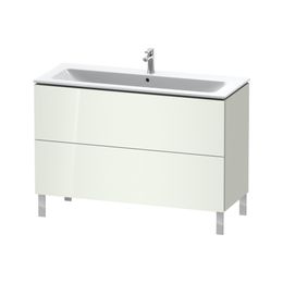 Duravit Waschtischunterschrank L-Cube 122x48,1cm, we. hgl, 2 Ausz&uuml;ge, stehend (LC662802222)
