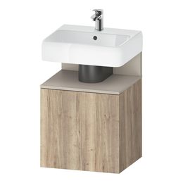 Duravit Waschtischunterschrank Qatego 49x42x64,5cm, 1 T, T r, Tau m/Eich marm. (QA4077R91550000)