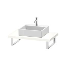 Duravit Konsole L-Cube 80-200x55cm, 1 AS, St&auml;r 4.5cm, we. hgl (LC102C02222)