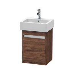 Duravit Waschtischunterschrank Ketho 40x32x55cm, wandh&auml;ngend, T li, nussbaum dunkel (KT6630L2121)